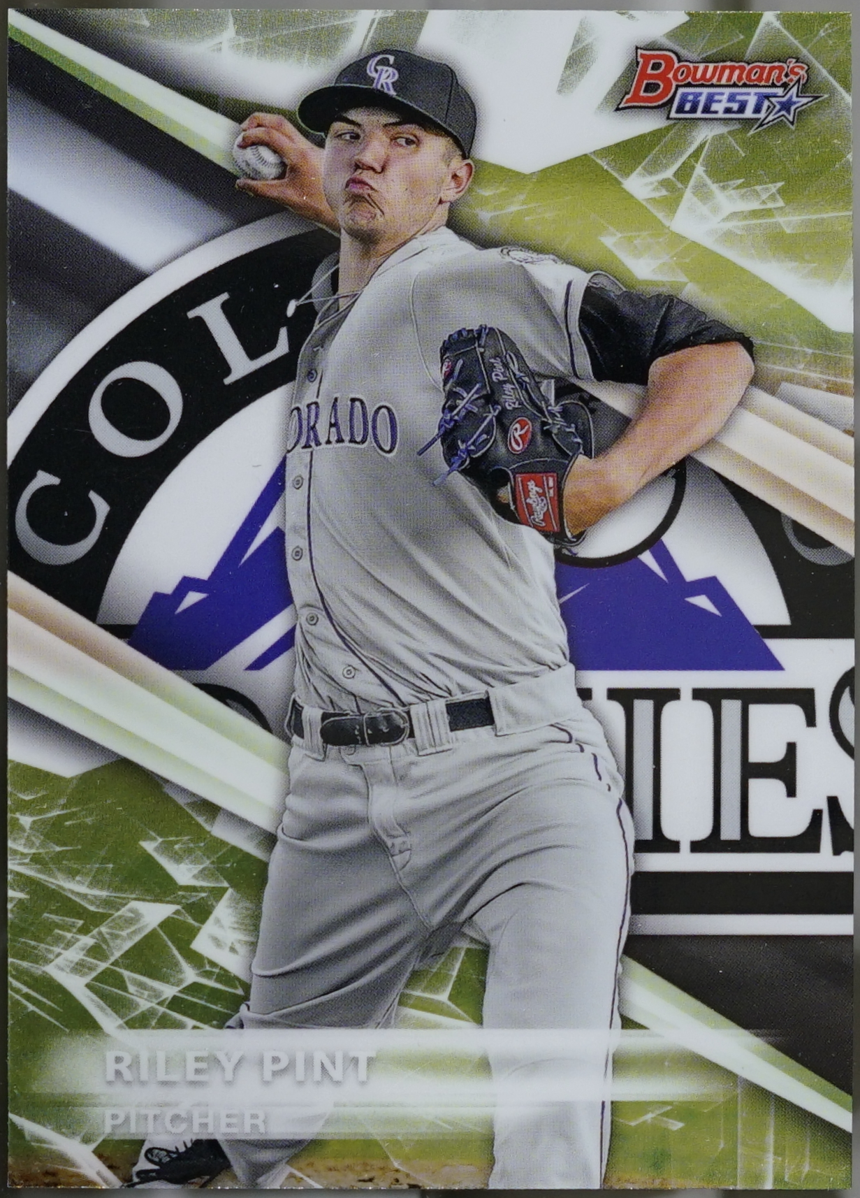 2016 Bowman's Best - Top Prospects Refractor Baseball Riley Pint #TP-14 ...