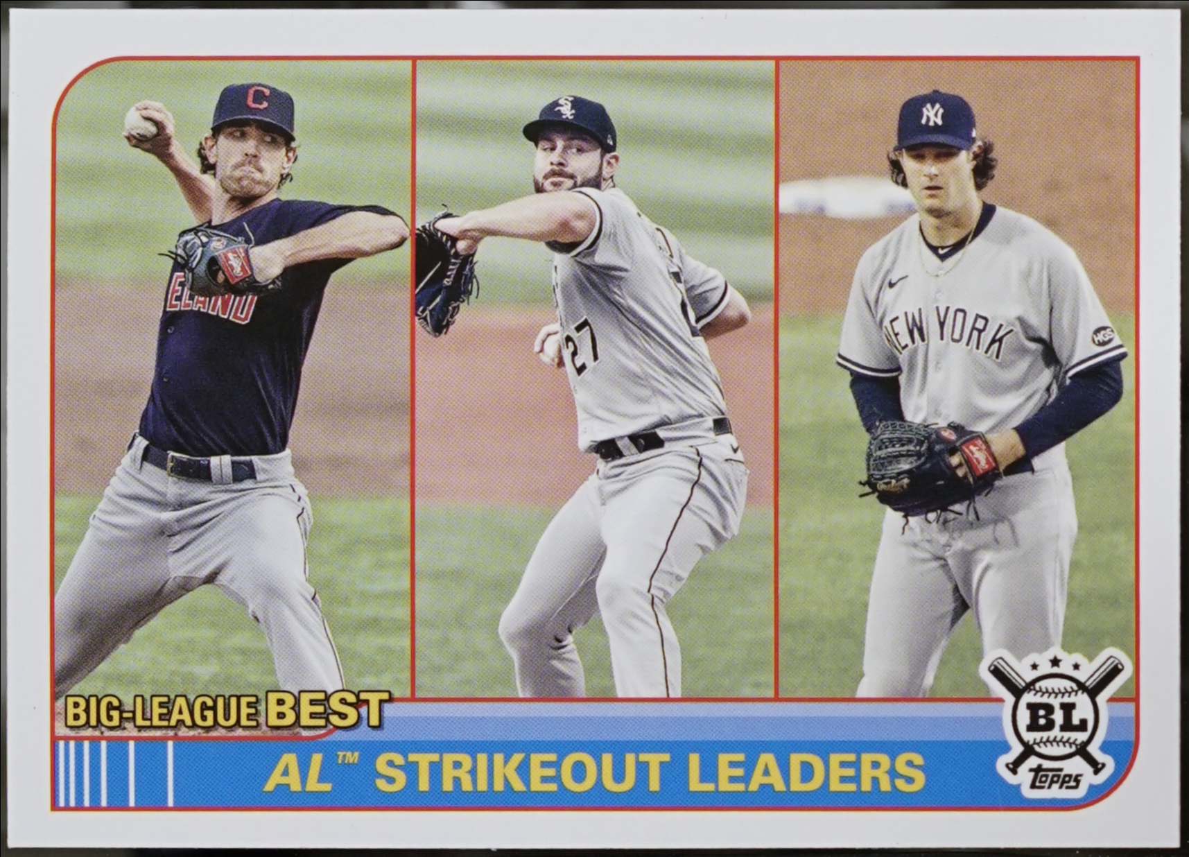 2021 AL Strikeout Leaders (Shane Bieber / Lucas Giolito / Gerrit Cole) #253 NM | eBay