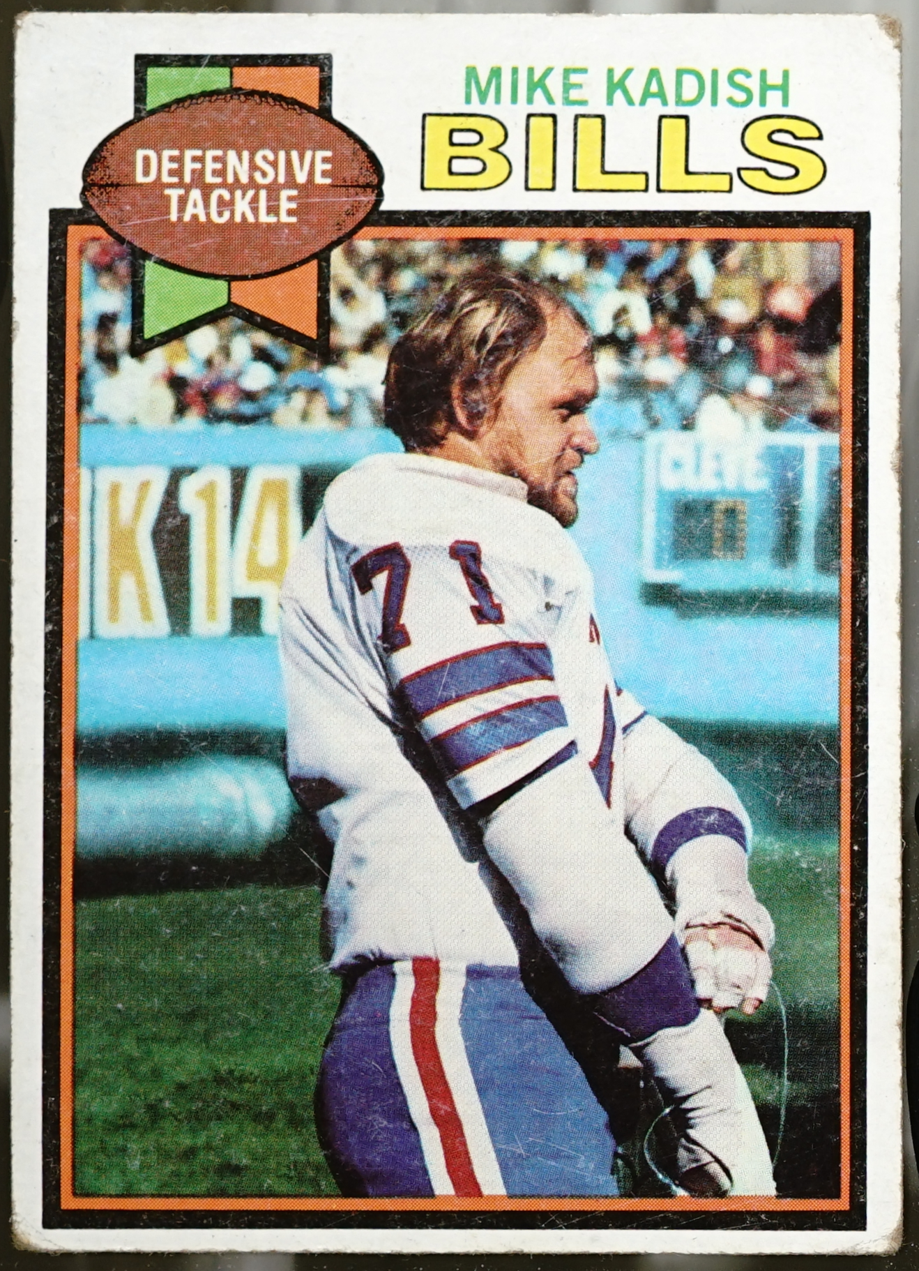 1979 Topps Football Mike Kadish #87 EX | eBay
