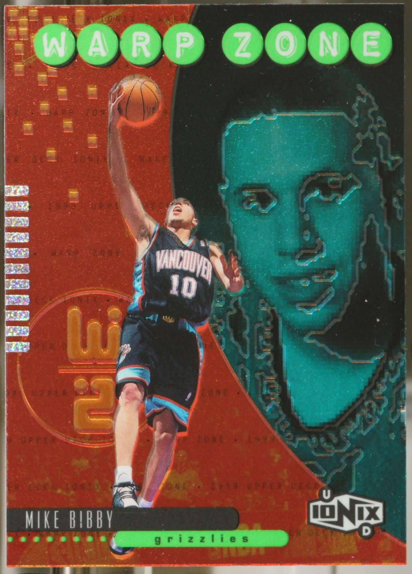 1998-99 Upper Deck Ionix - Warp Zone Basketball Mike Bibby #Z14 NM | eBay